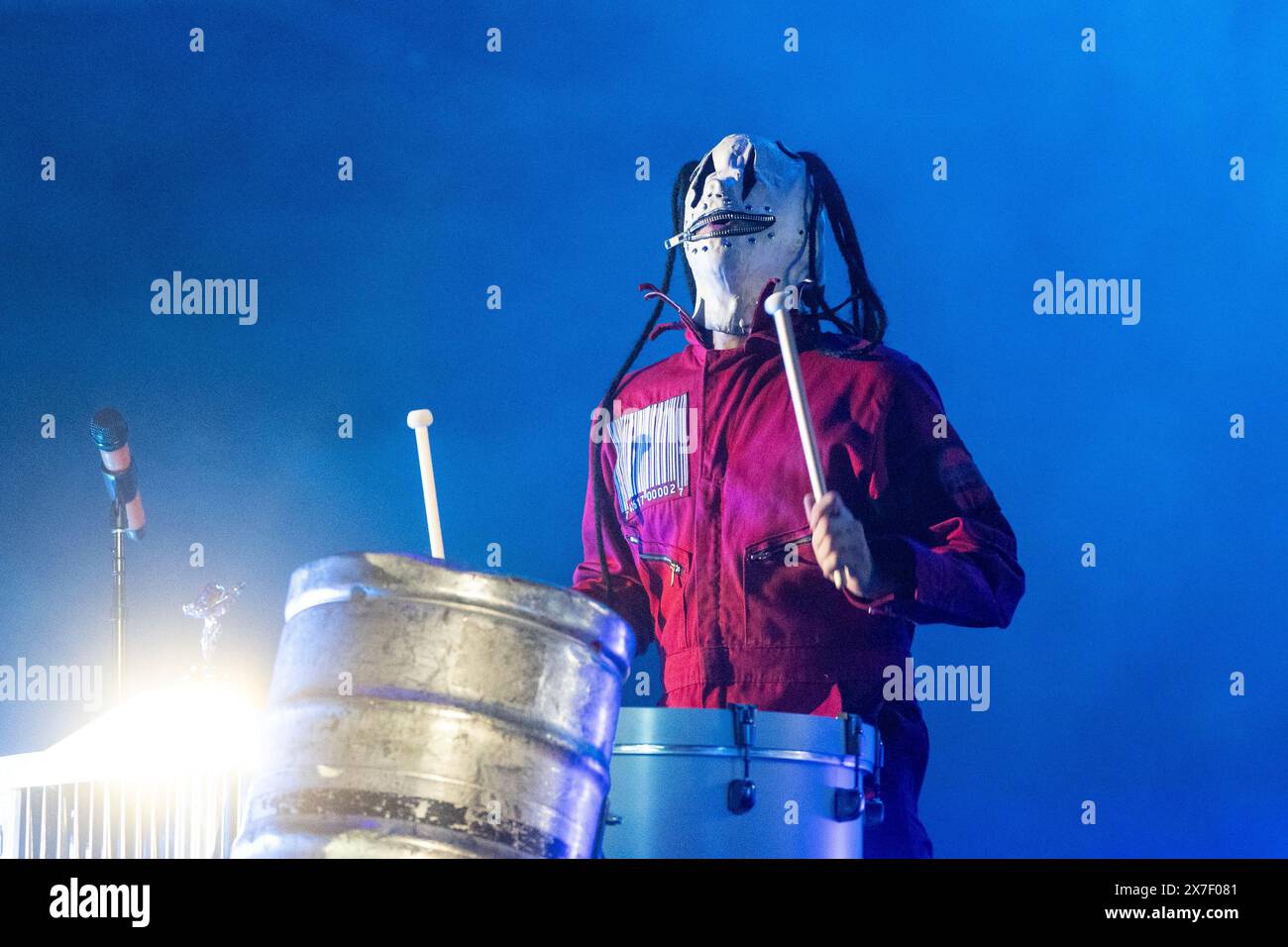 Mike Pfaff of Slipknot performs during Sonic Temple Art and Music ...