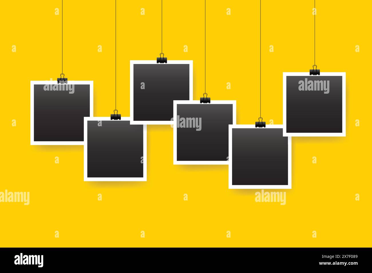 Photo collage template Memory pictures frames Stock Vector Image & Art ...