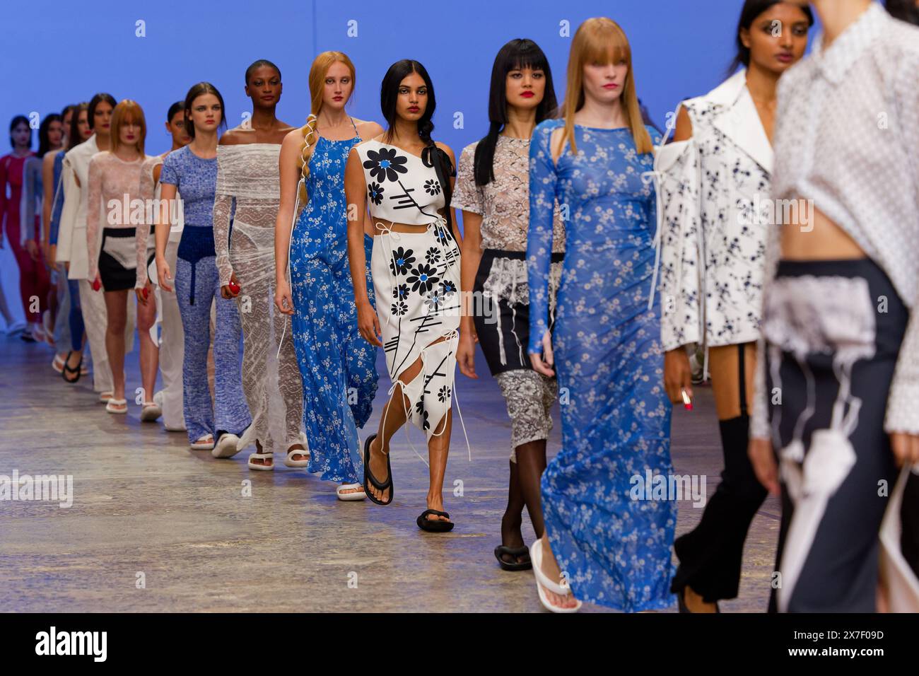 Models walk the runway during the KARLA SPETIC show during Australian ...