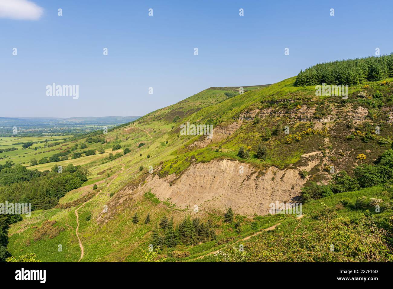 Landscape near Carlton-in-Cleveland, North Yorkshire, England, UK Stock ...