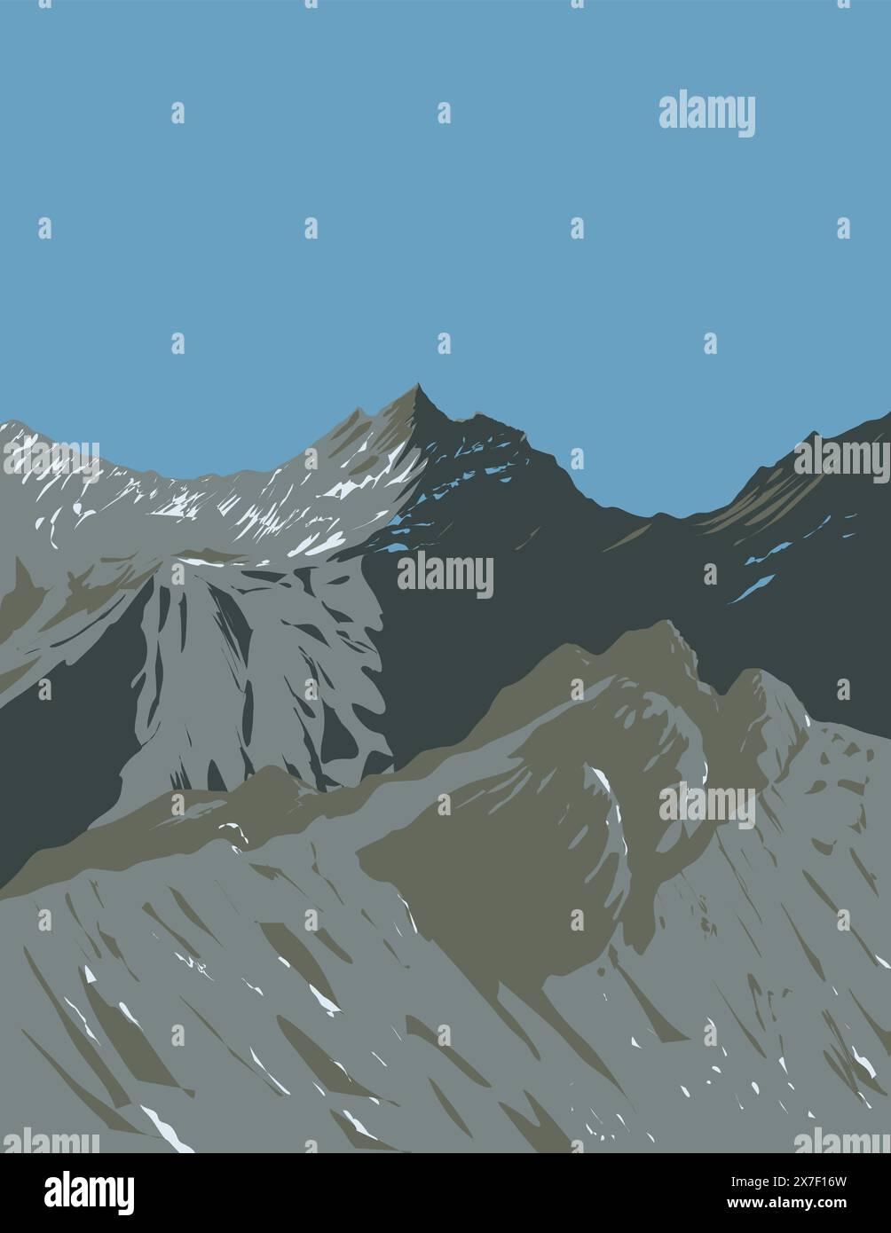 Scottish portrait art Stock Vector Images - Alamy