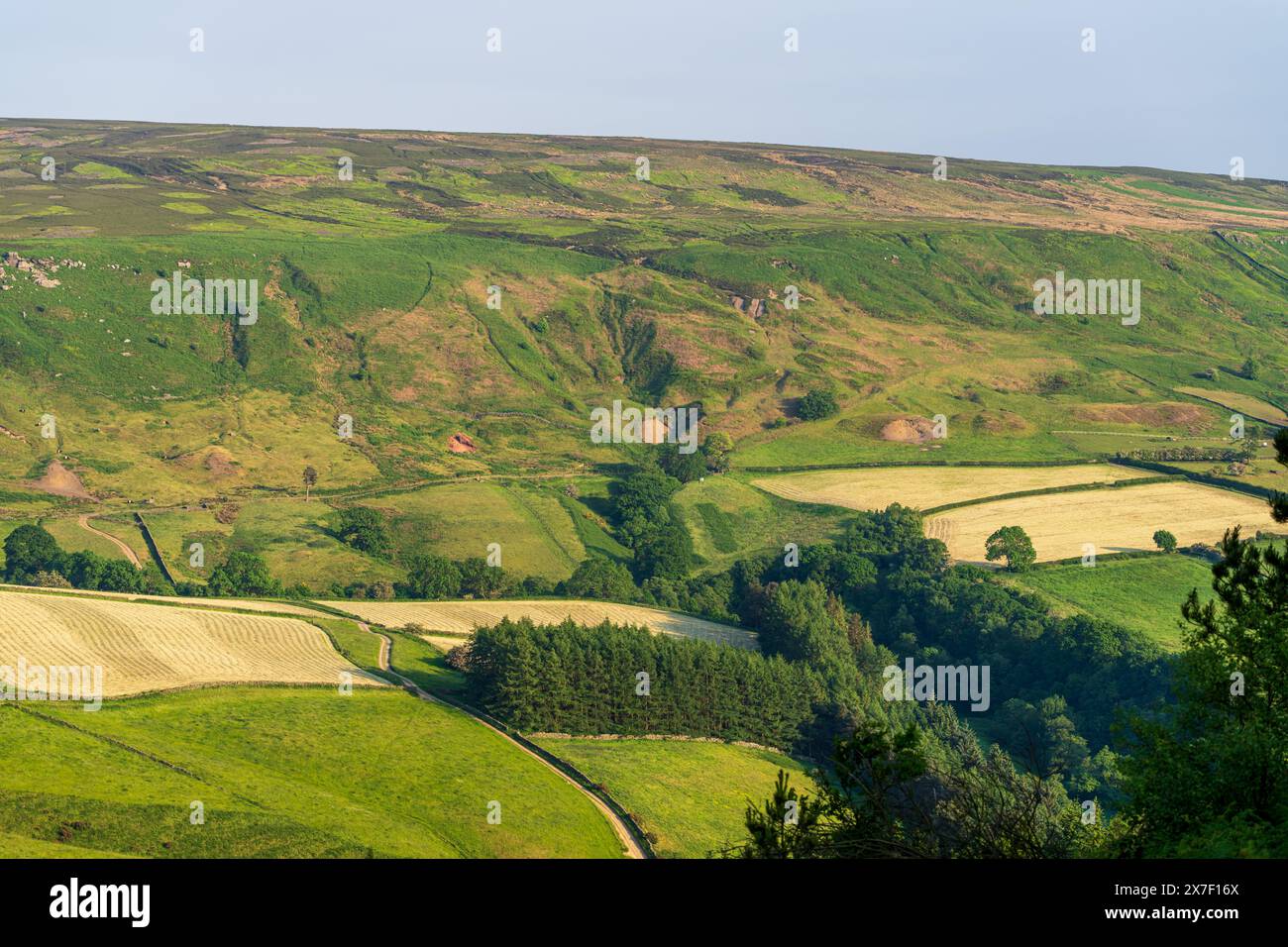 Landscape near Great Broughton, North Yorkshire, England, UK Stock ...