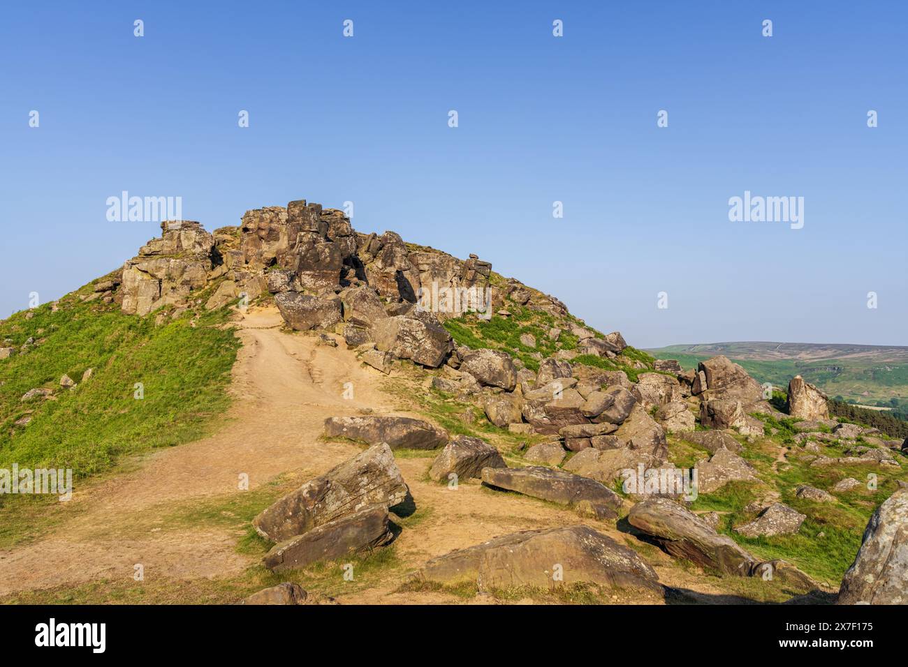 The Wainstones near Great Broughton, North Yorkshire, England, UK Stock ...