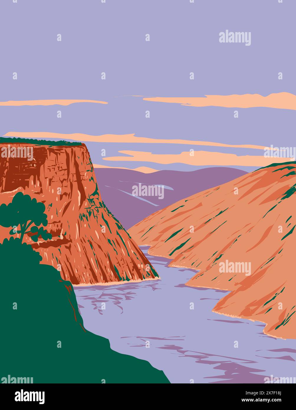 Gorge national Stock Vector Images - Alamy