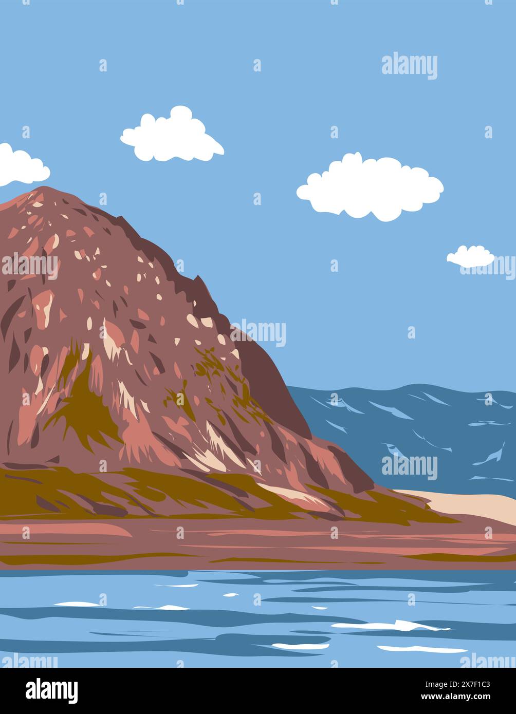 Morro rock Stock Vector Images - Alamy