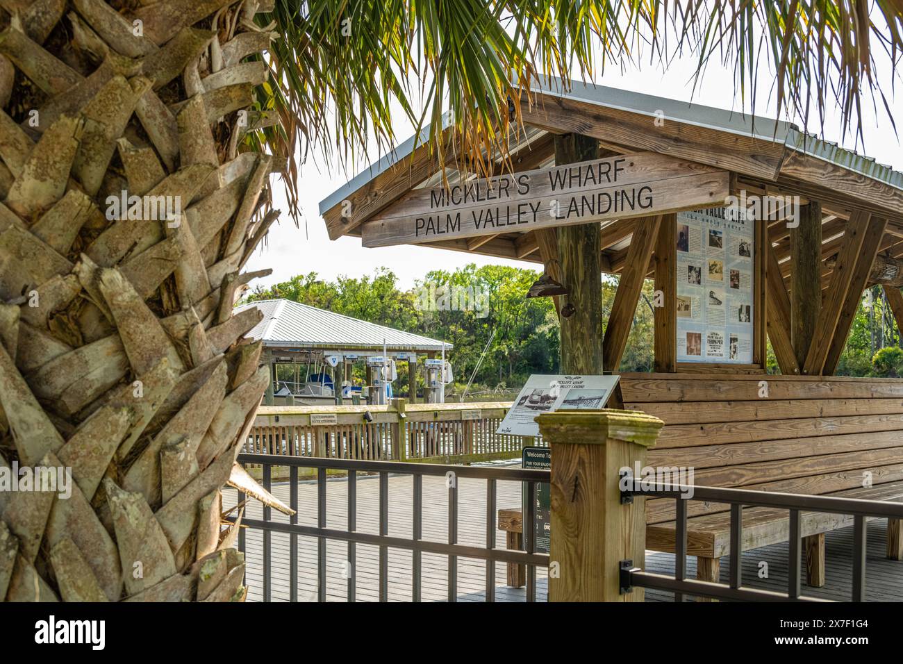 Mickler's Wharf Palm Valley Landing on the Intracoastal Waterway in ...
