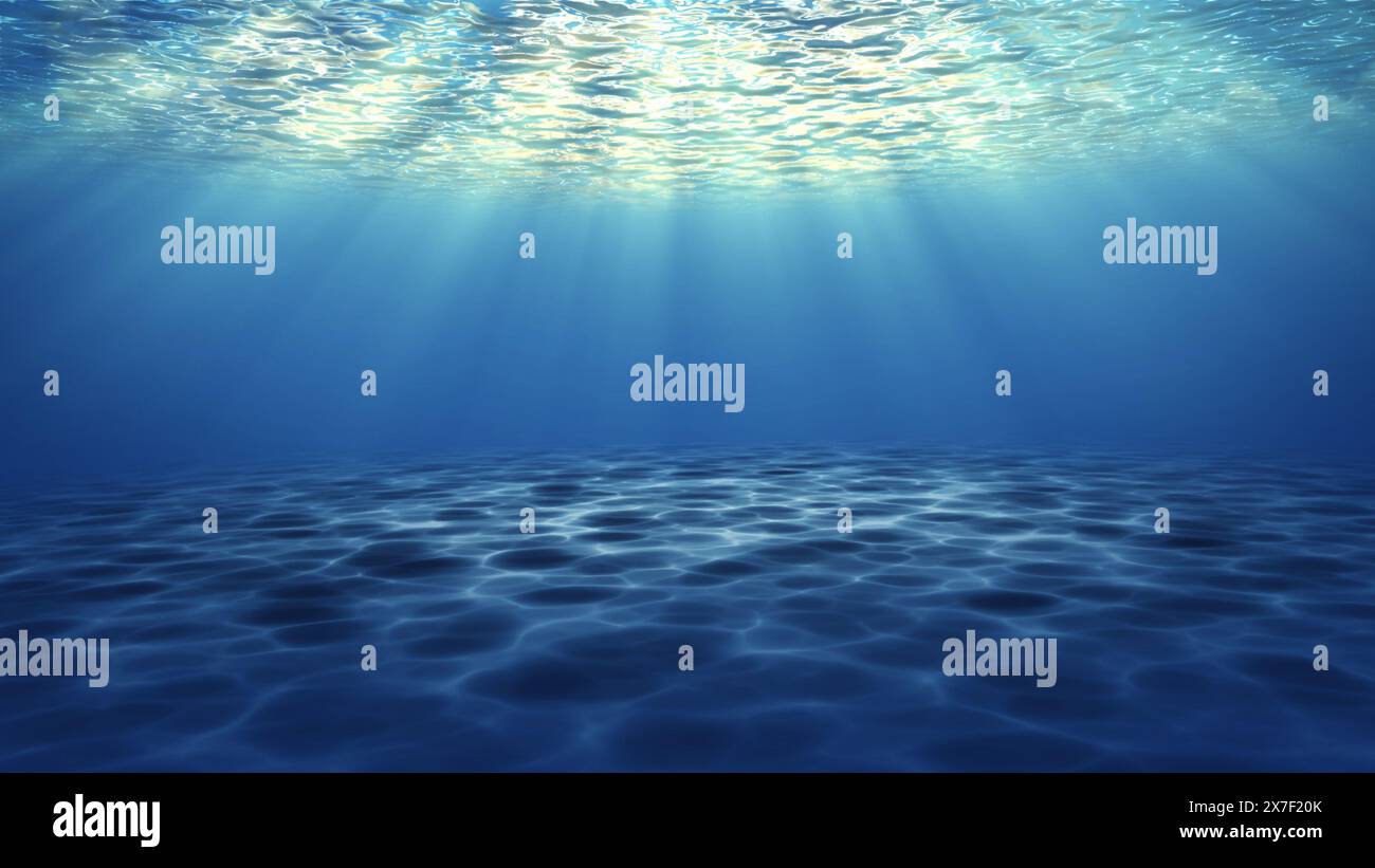 Sunlit Serenity: A Mesmerizing Dive Into the Blue Depths. A Glimpse of ...