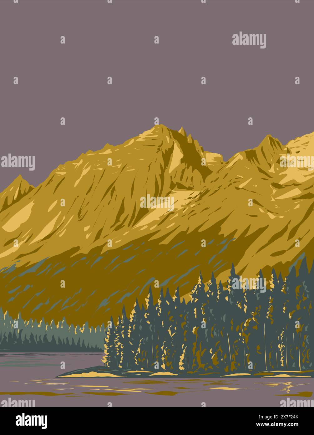 Grand lake Stock Vector Images - Alamy