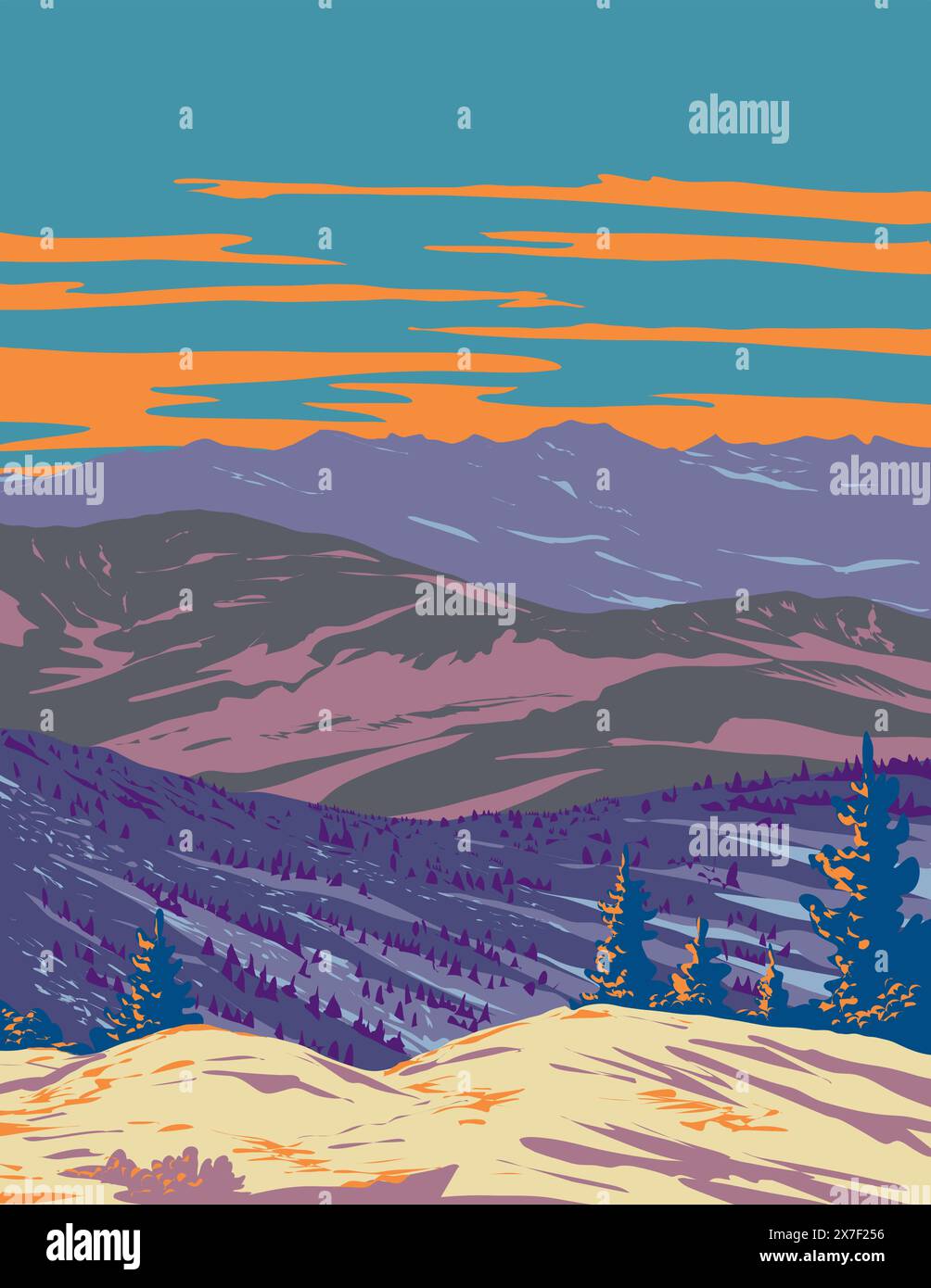 Hampshire new forest national park Stock Vector Images - Alamy