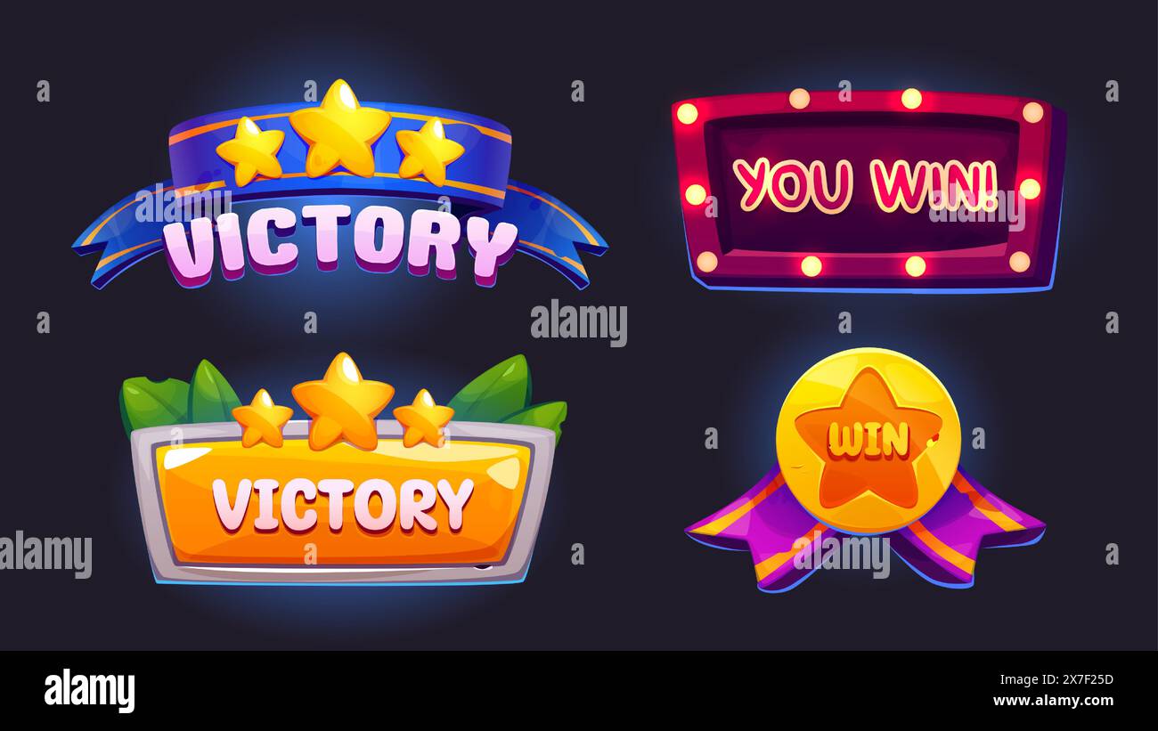 Top score video game Stock Vector Images - Alamy