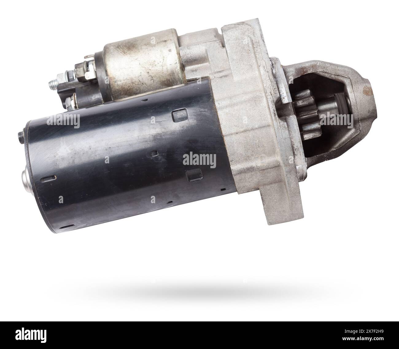 Starter of an internal combustion engine New Spare part for car on a ...