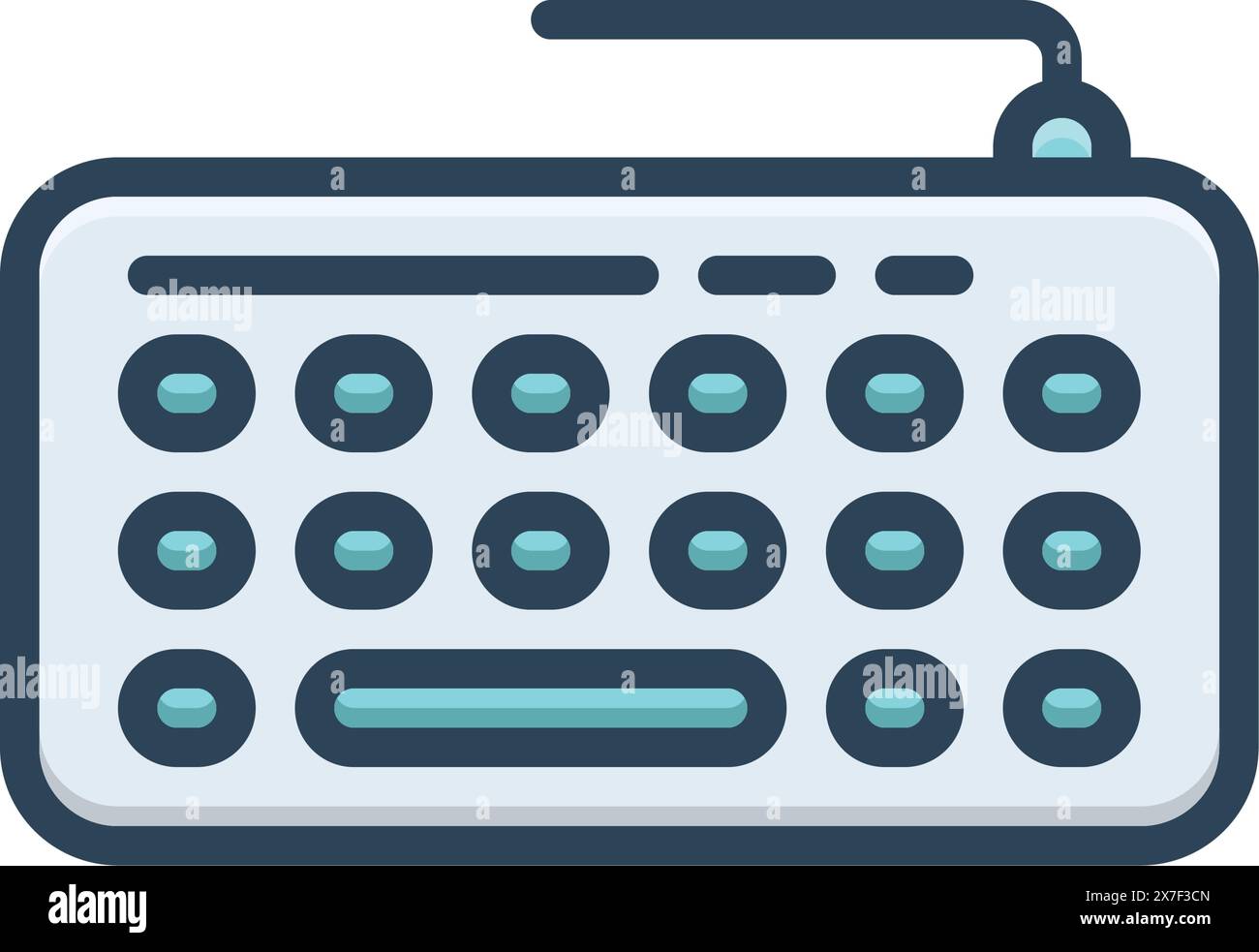 Wireless keyboard logo Stock Vector Images - Alamy