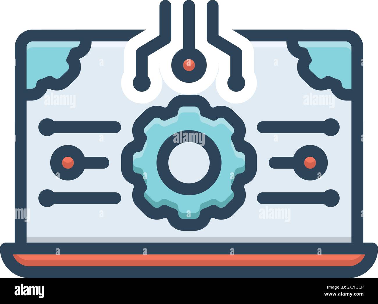 Icon software setting Cut Out Stock Images & Pictures - Alamy