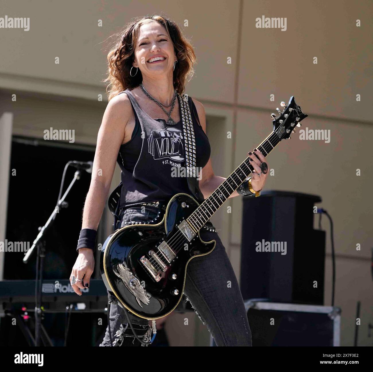 May 19, 2024: Musician - Abby Gennet on stage at Rock For Ronnie, 2024 ...