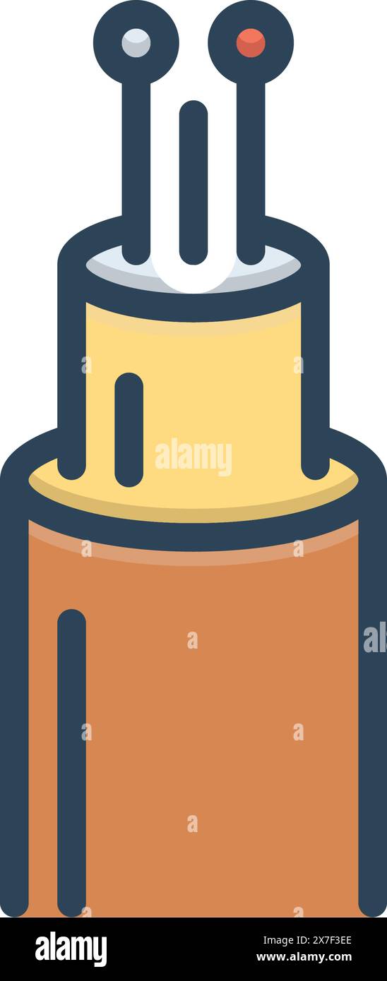 Icon for fiber, optic Stock Vector Image & Art - Alamy
