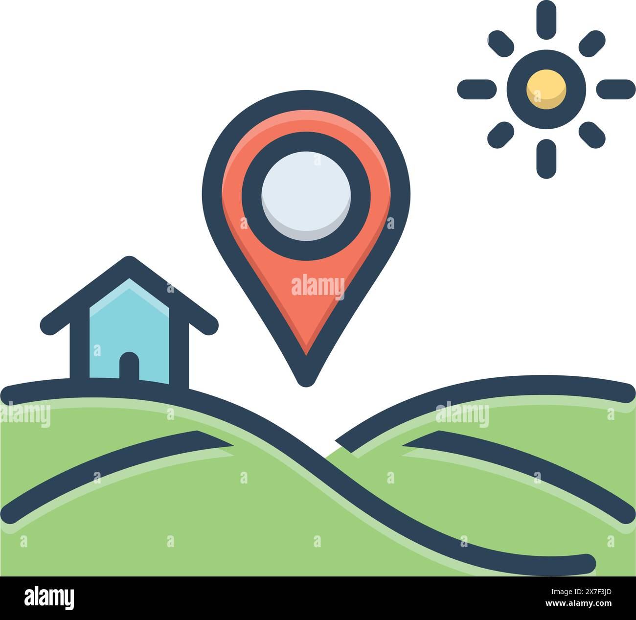 Land plot vector vectors hi-res stock photography and images - Alamy