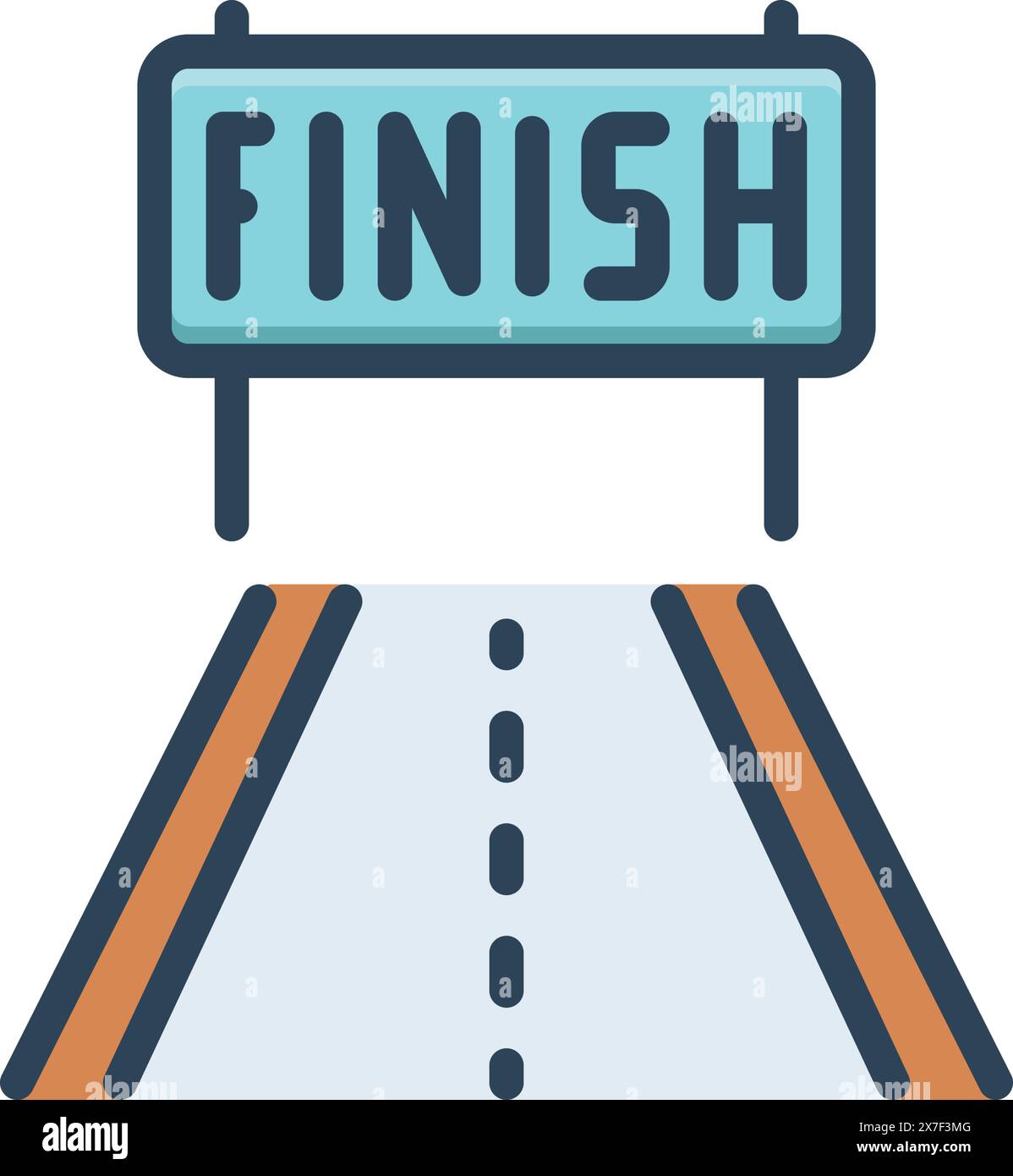 Icon for finish, finish arch Stock Vector Image & Art - Alamy