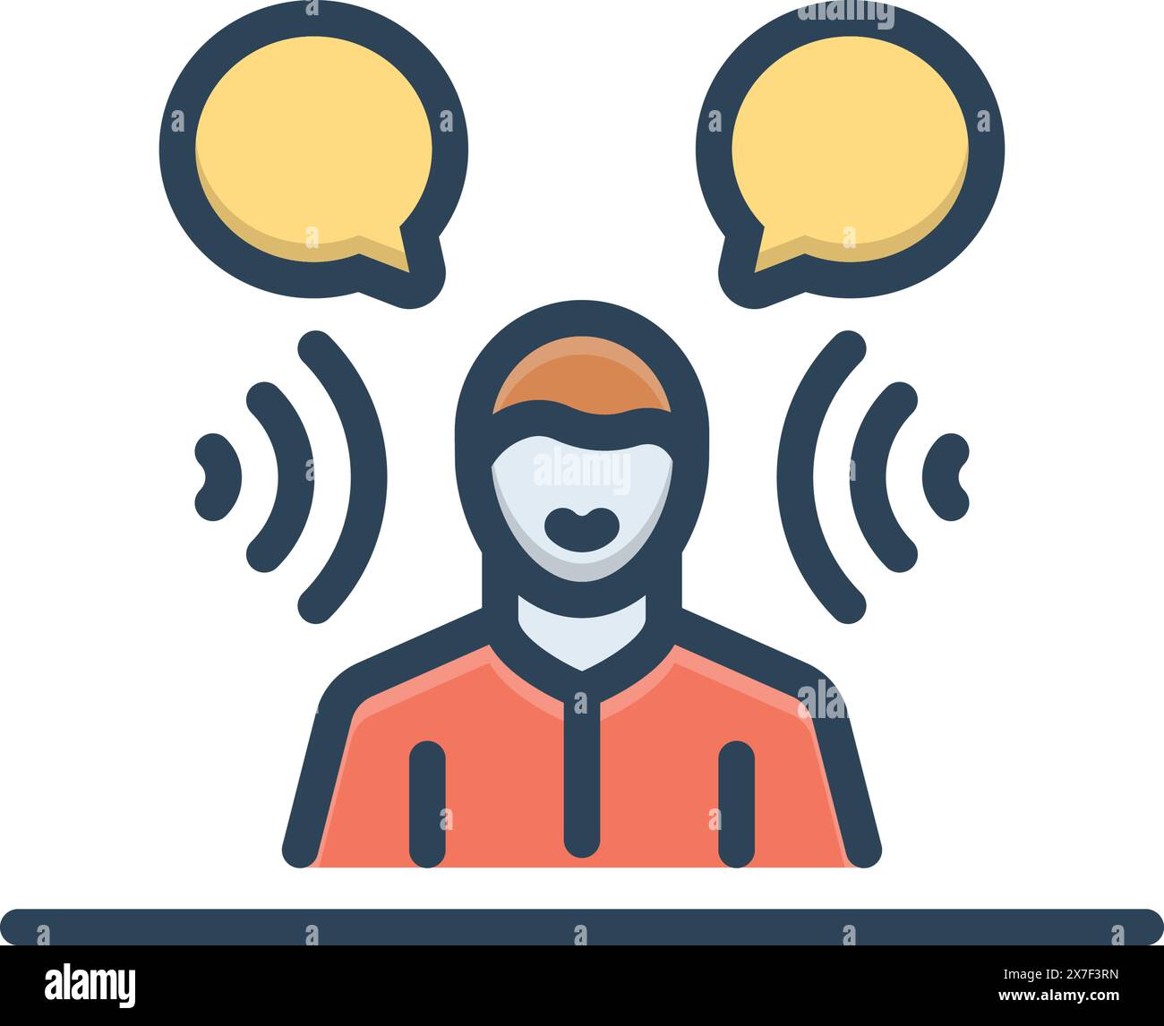 Icon for active listening, active Stock Vector Image & Art - Alamy