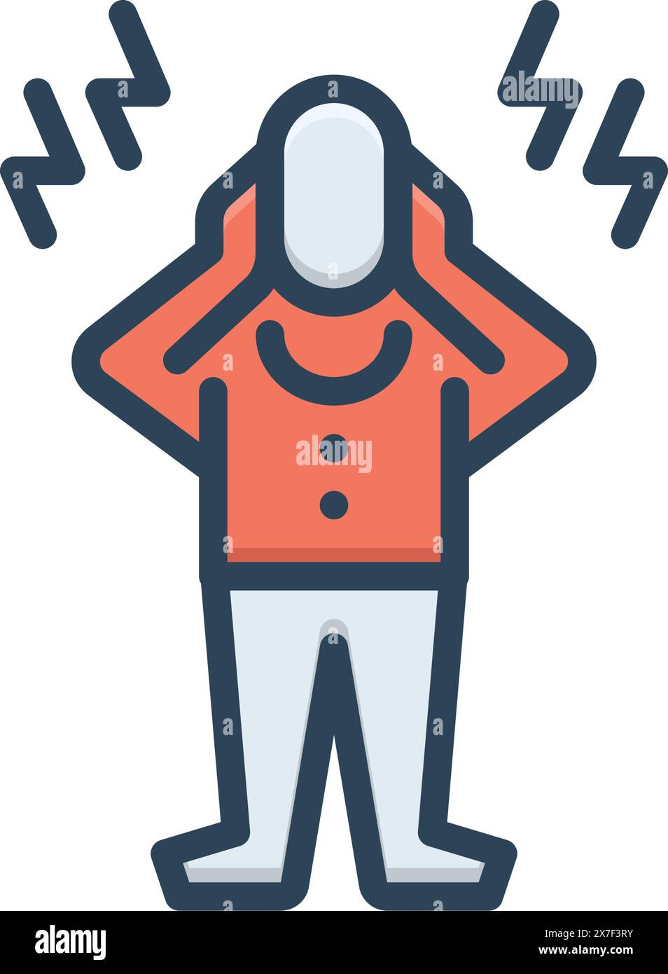 Icon for panic attack, panic Stock Vector Image & Art - Alamy