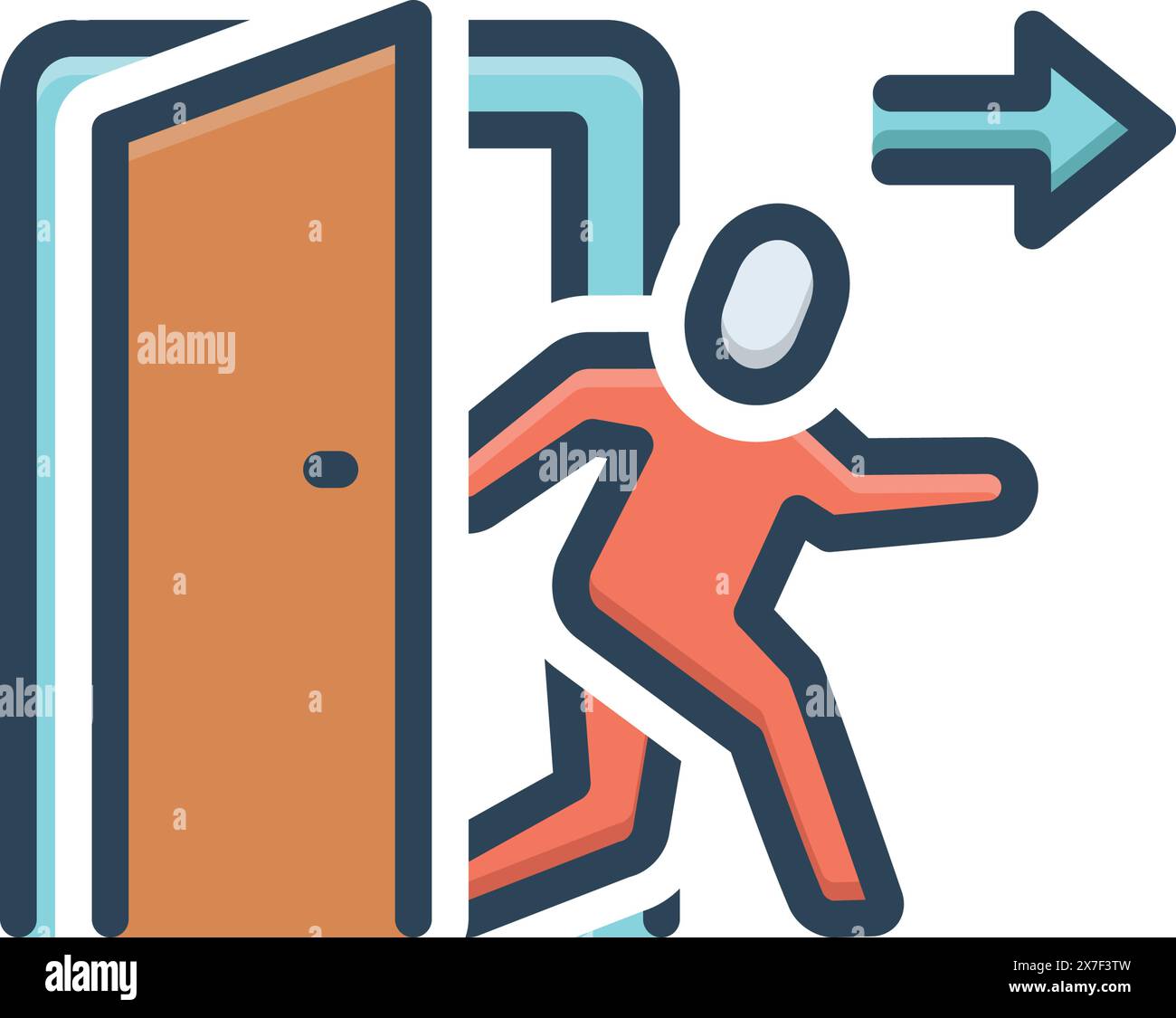 Exit exiting Stock Vector Images - Alamy