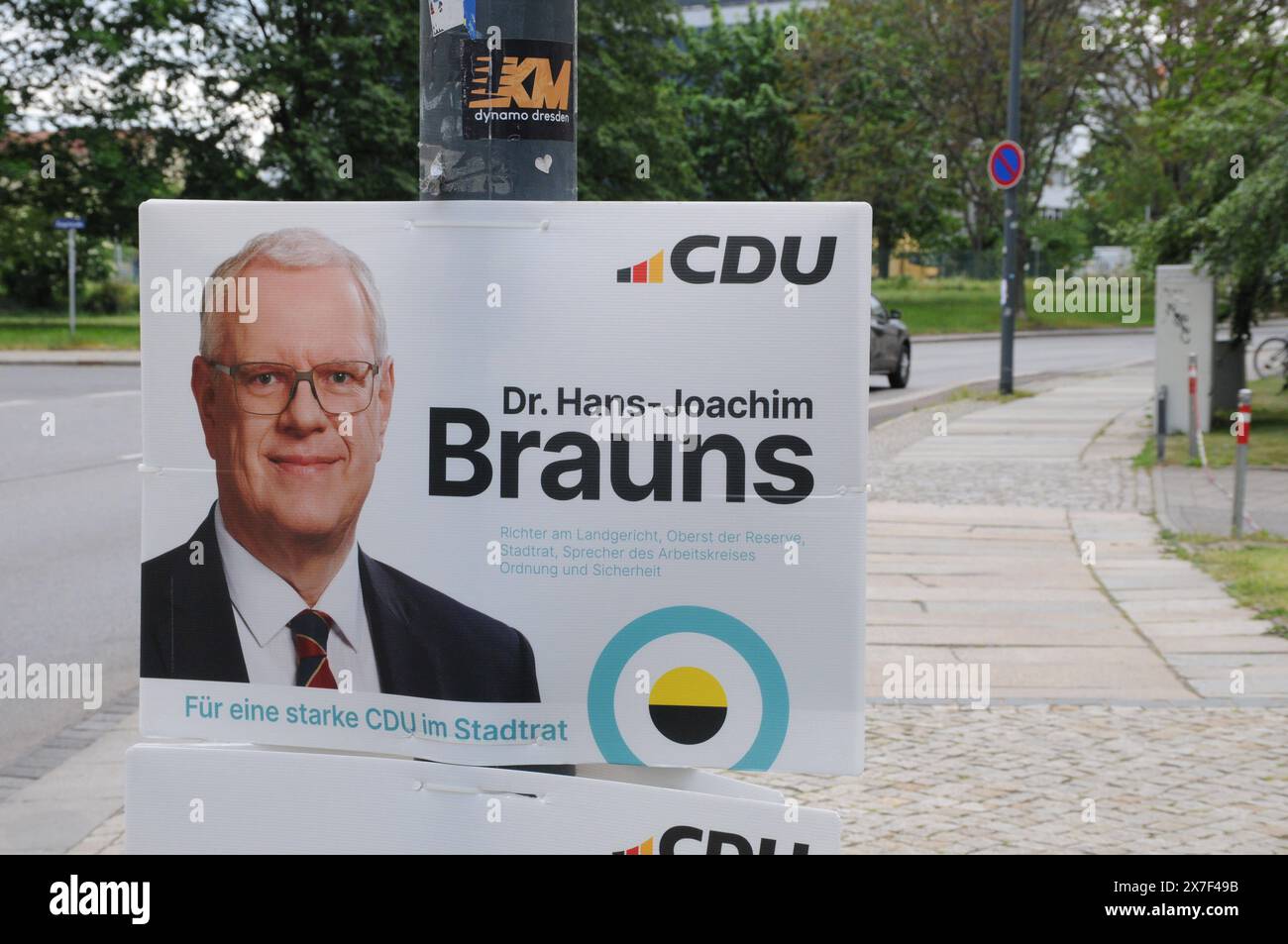 Dresden/Deutscheland/Germany/17-18 MAY 2024/ Billbords and posters of ...