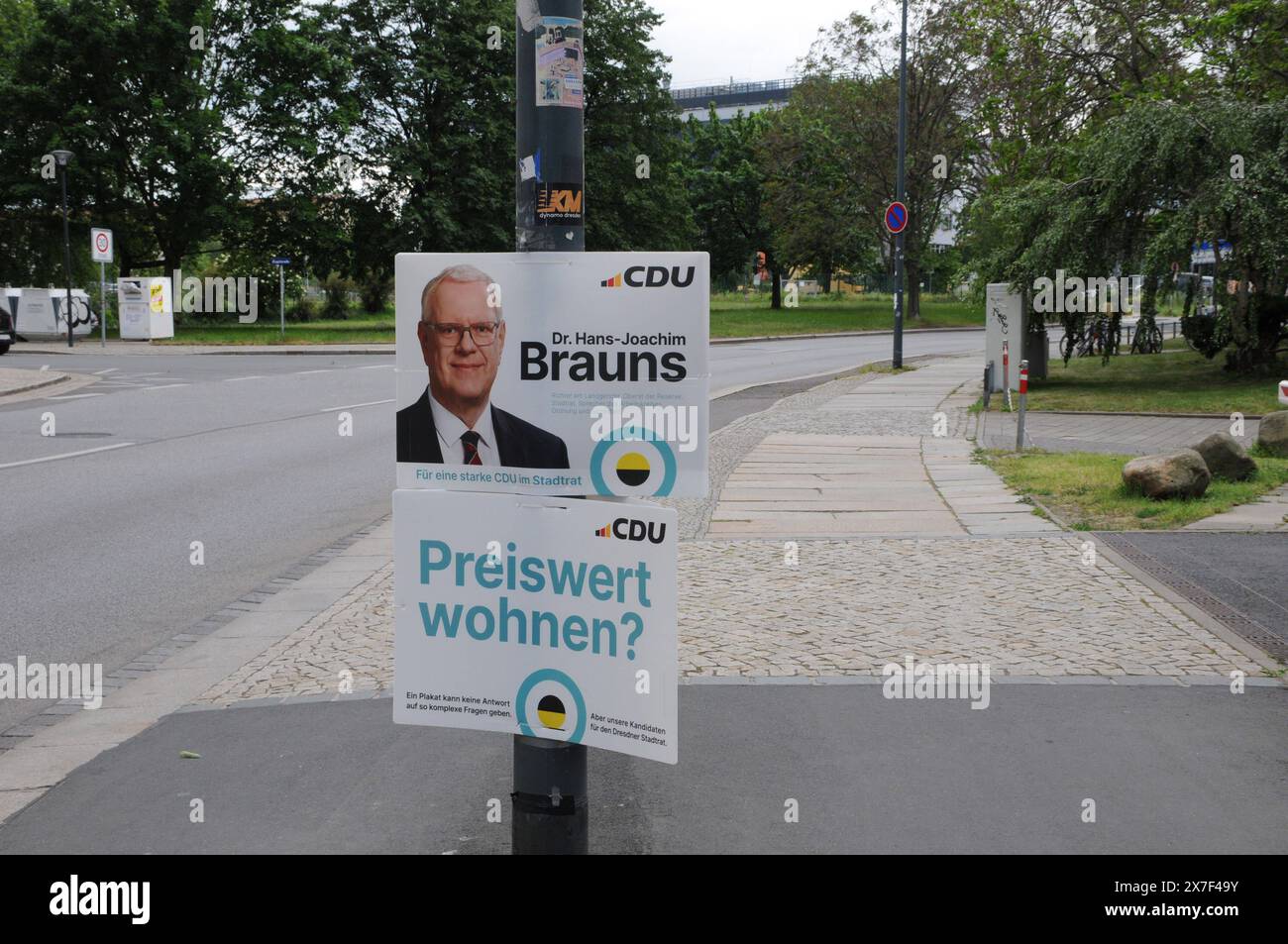 Dresden/Deutscheland/Germany/17-18 MAY 2024/ Billbords and posters of ...