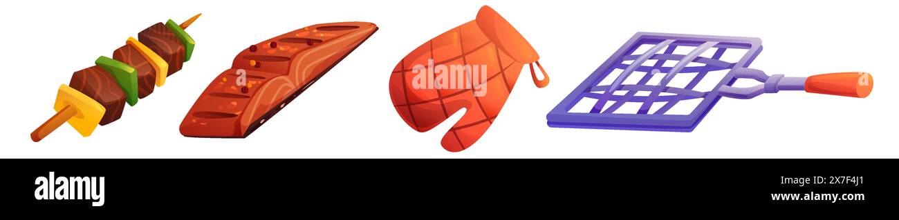 Cartoon grill hi-res stock photography and images - Alamy