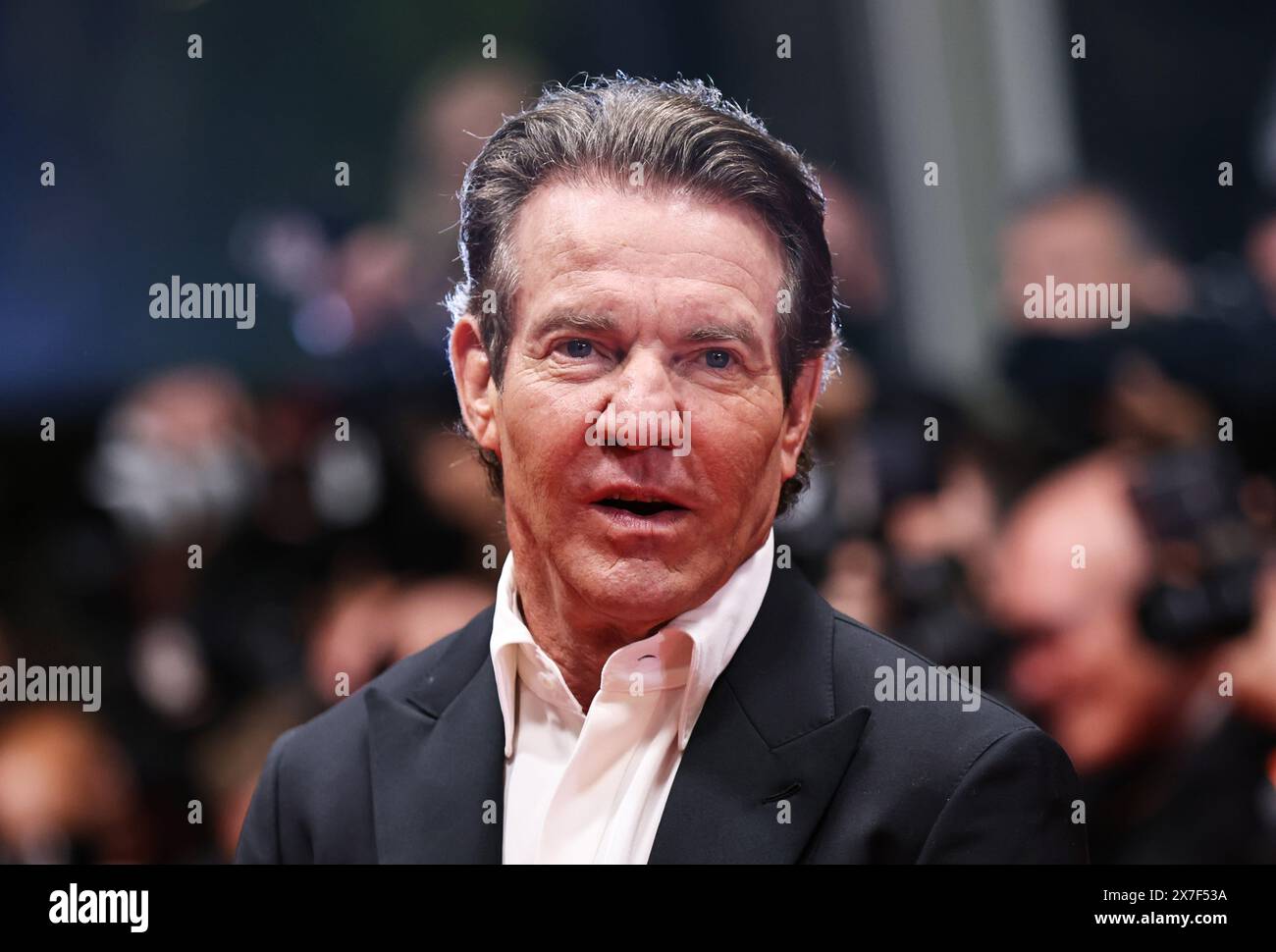 Cannes, France. 19th May, 2024. U.S. actor Dennis Quaid arrives for the ...