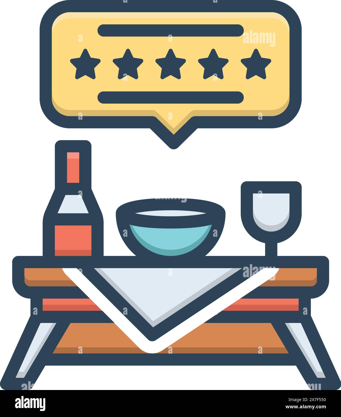 Icon for review, restaurant Stock Vector Image & Art - Alamy