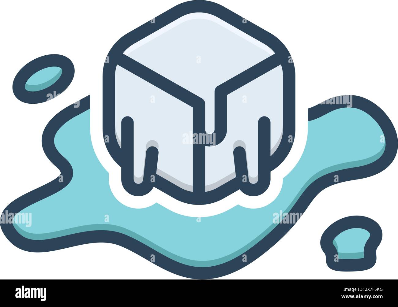 Icon for melting ice, melting Stock Vector Image & Art - Alamy