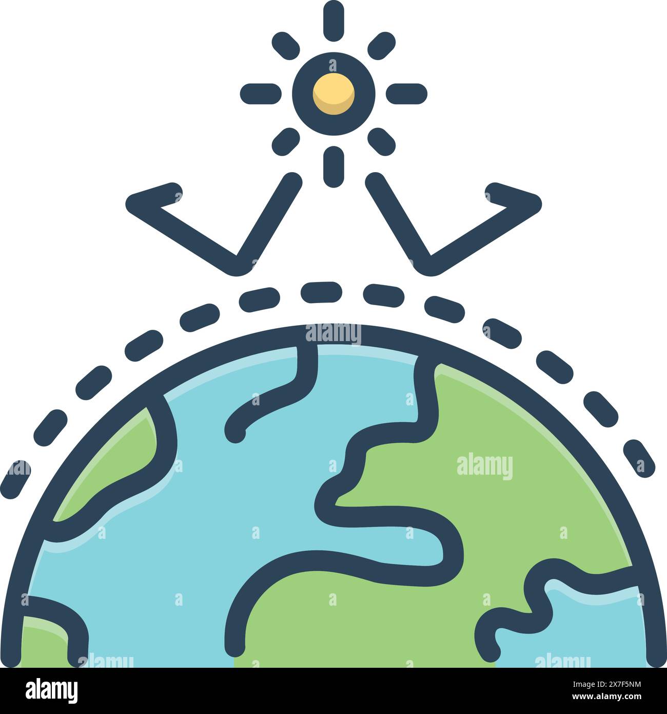 Icon for green house effect, green Stock Vector Image & Art - Alamy