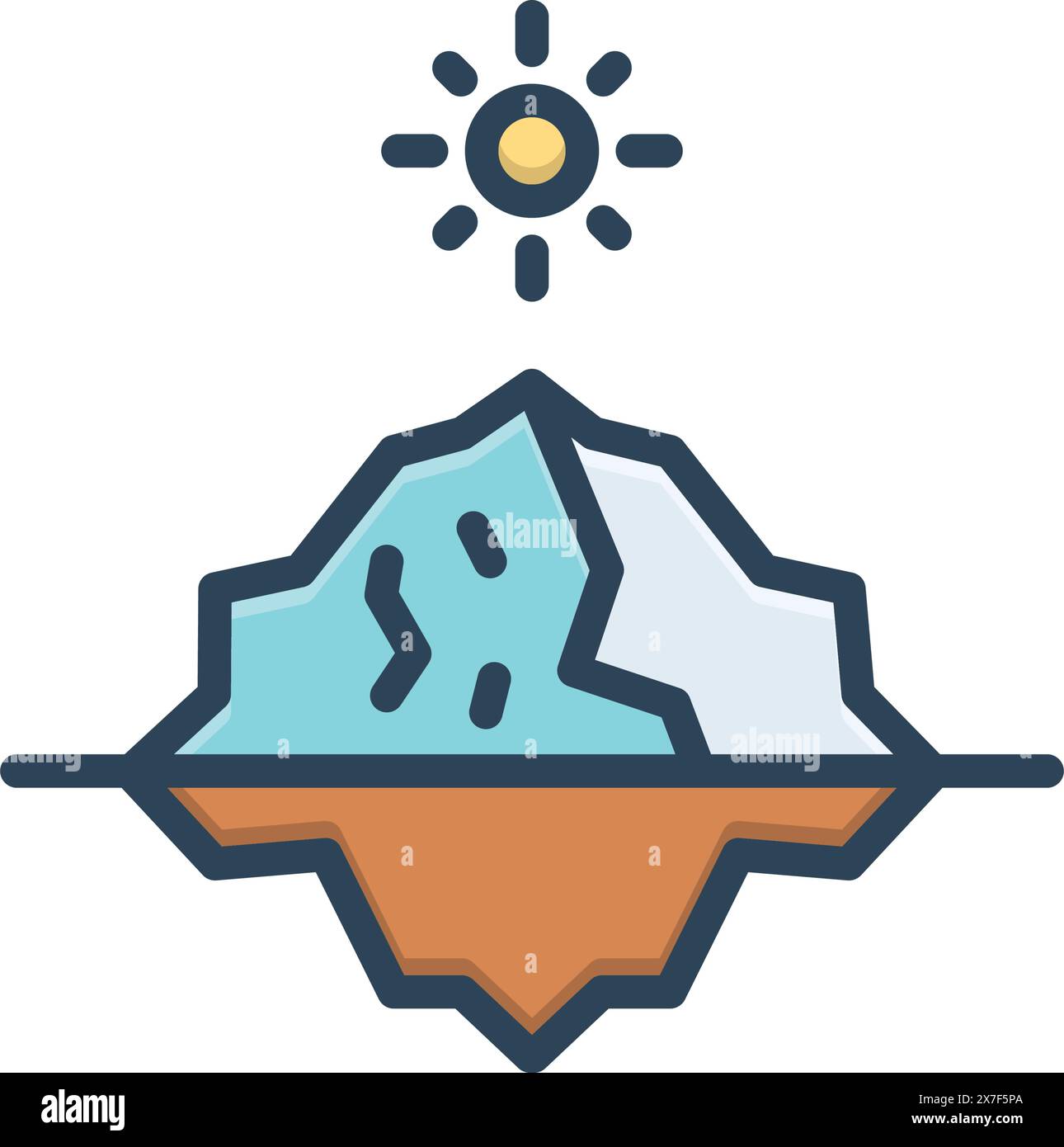 Icon for melting ice, melting Stock Vector Image & Art - Alamy