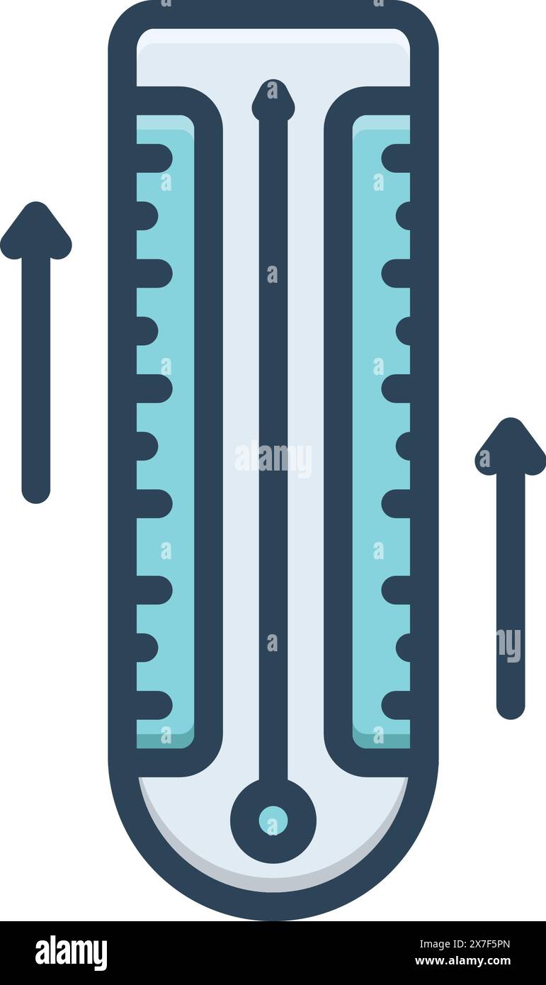 Icon for temperature increase, temperature Stock Vector Image & Art - Alamy
