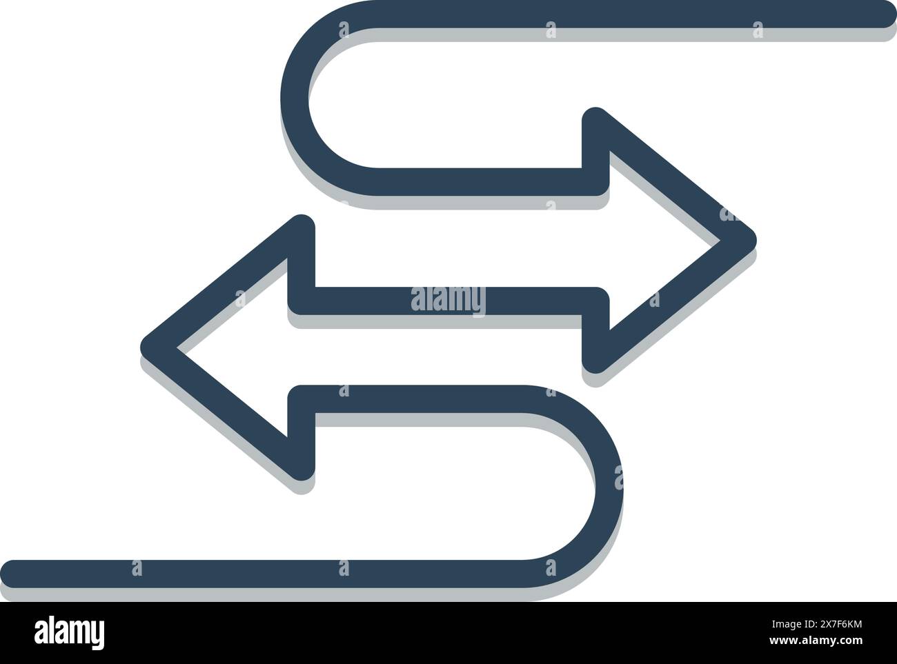 Exchange convert icon arrow Cut Out Stock Images & Pictures - Alamy