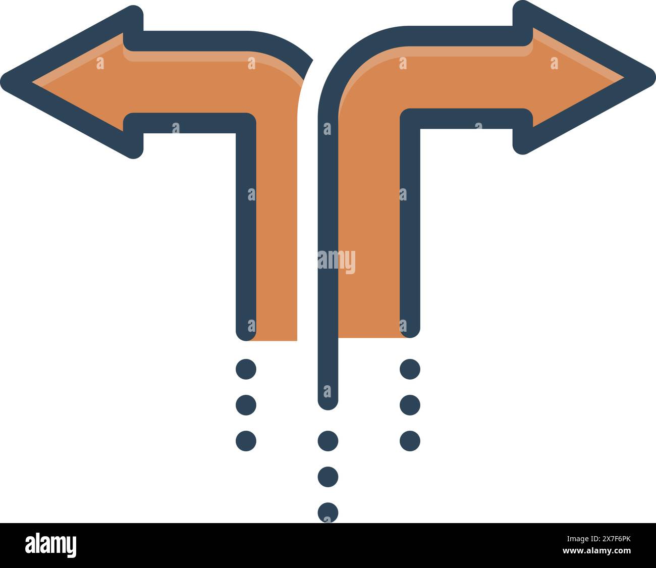 Icon for two way, direction Stock Vector Image & Art - Alamy