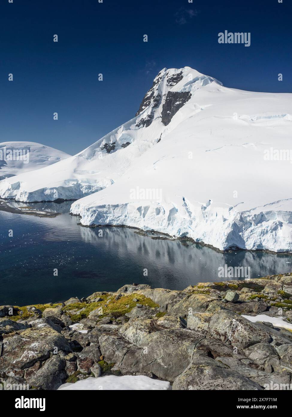 Buache Peak from Palaver Point, Two Hummock Island, Antarctica Stock ...
