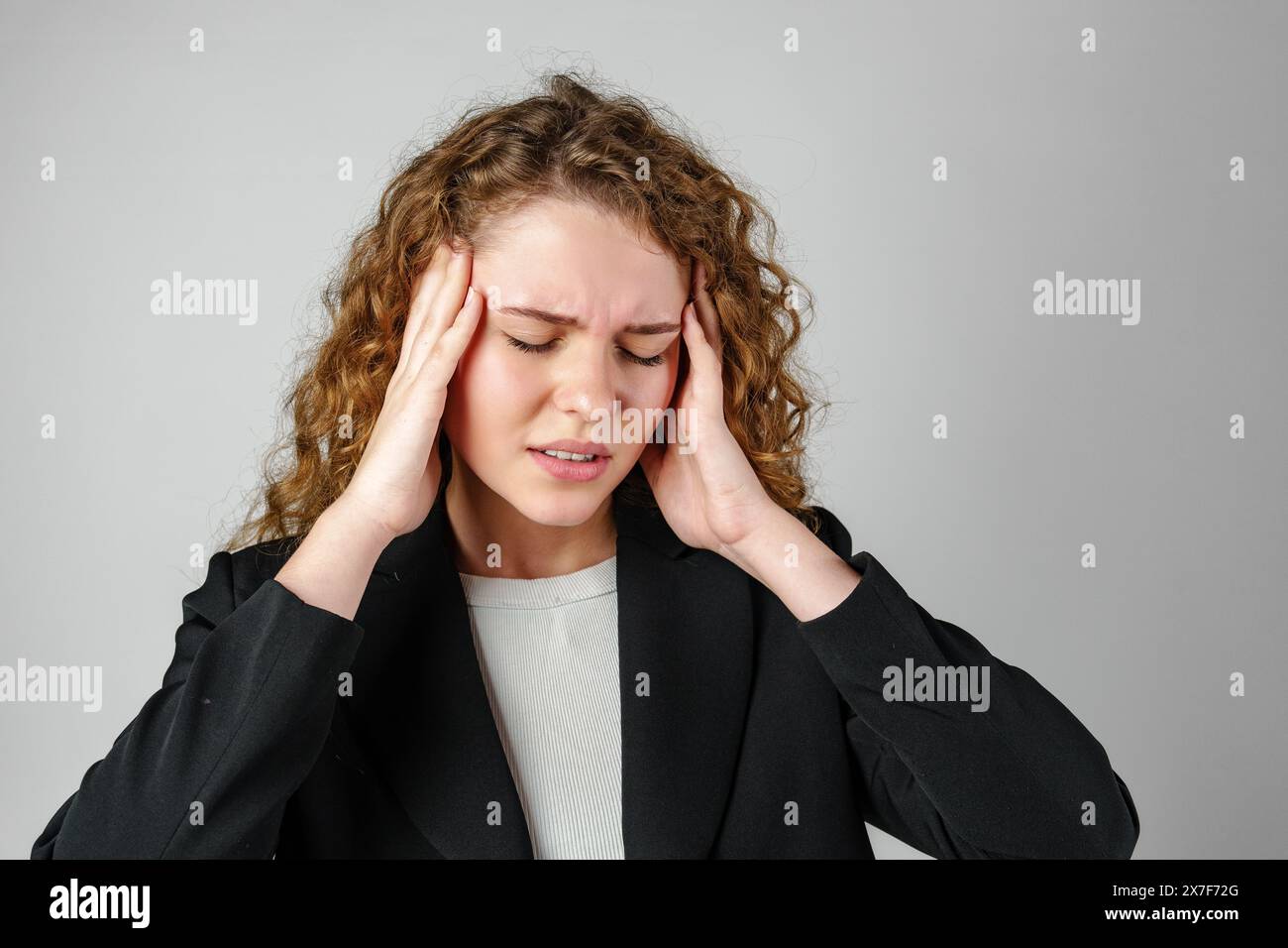 Young woman expressing intense emotion hi-res stock photography and ...