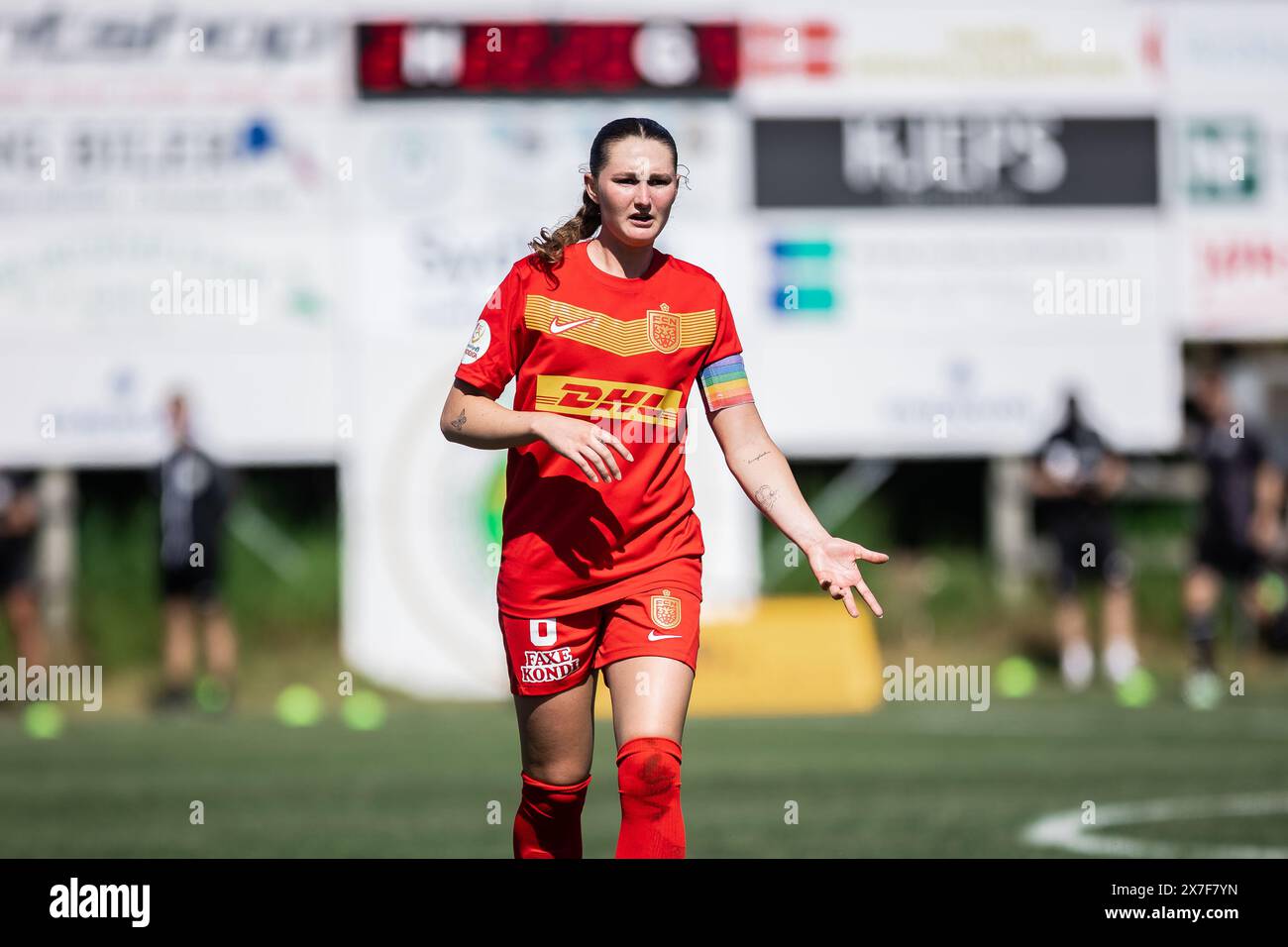 Naestved, Denmark. 18th, May 2024. Winonah Heatley (6) of FC ...