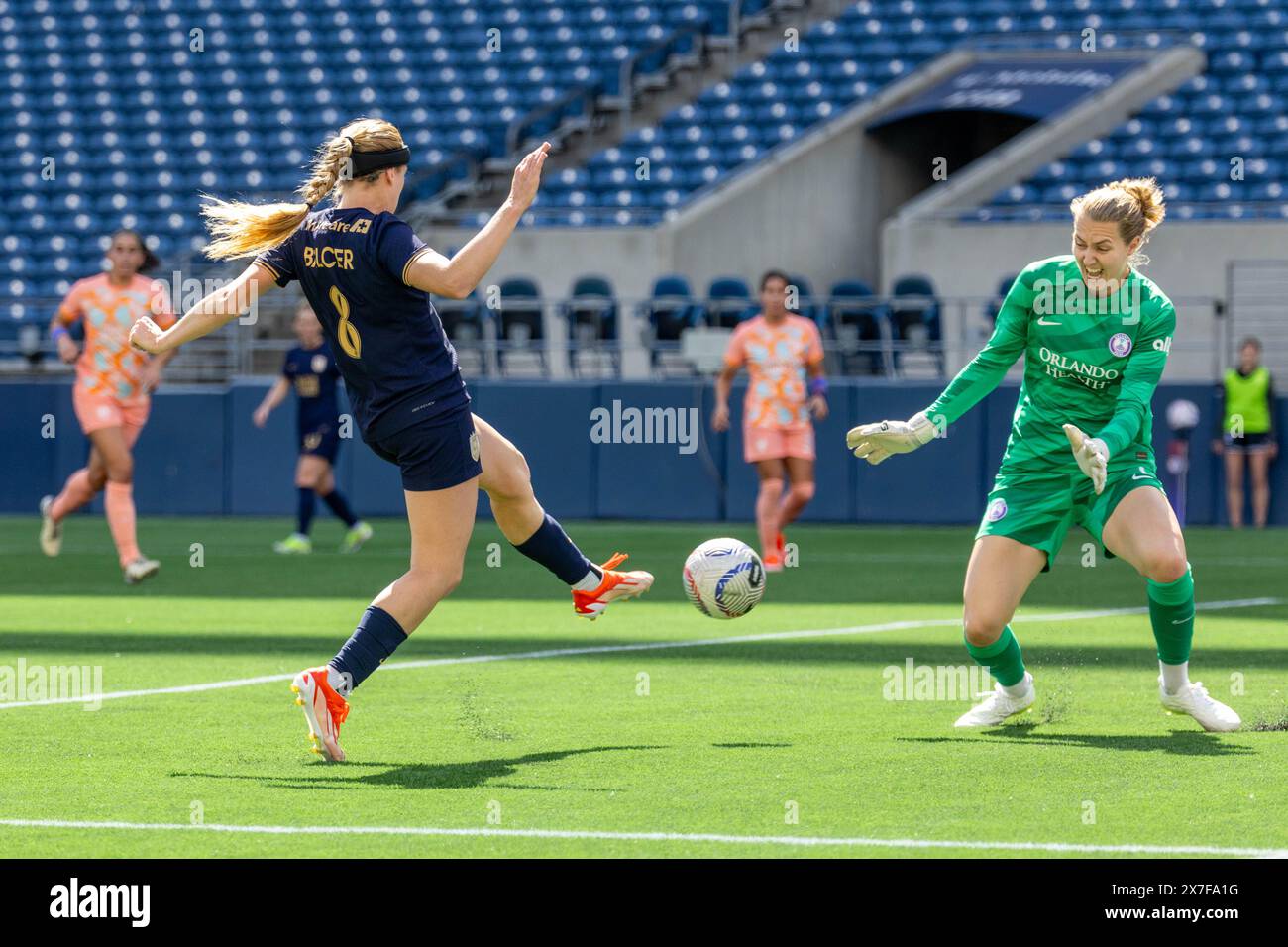 Seattle, Washington, USA. 18th May, 2024. Reign player BETHANY BALCER ...