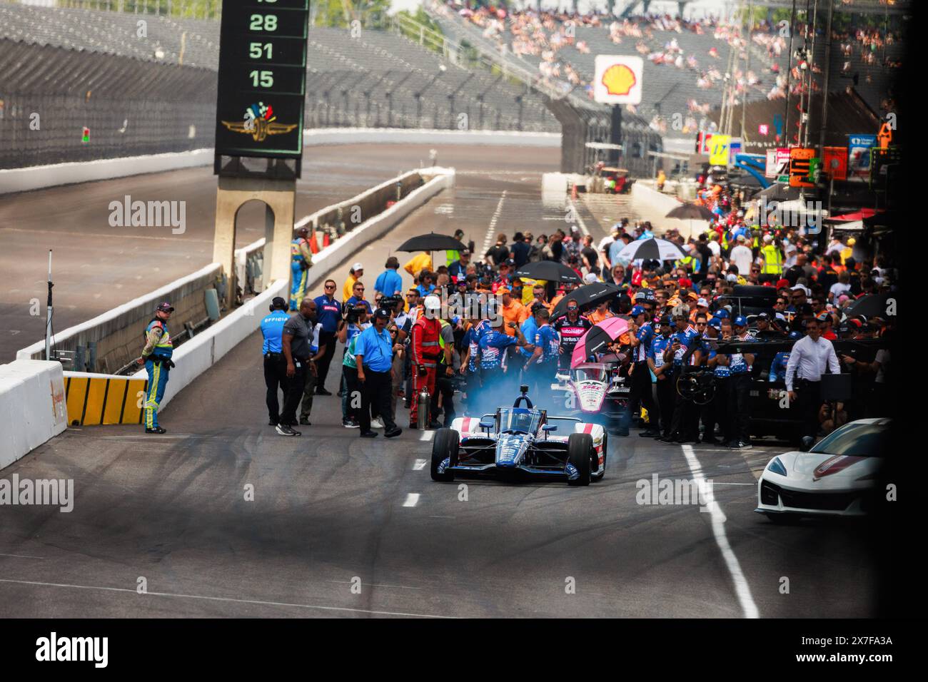 Indianapolis, United States. 19th May, 2024. Santino Ferrucci drives ...