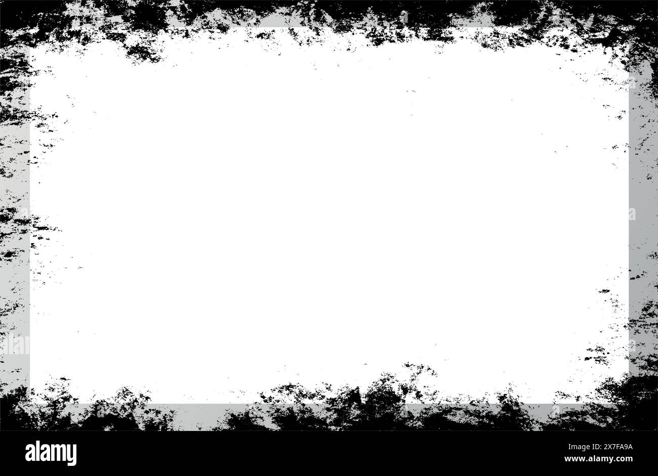 a dirty wall texture frame background on transparent background Stock ...