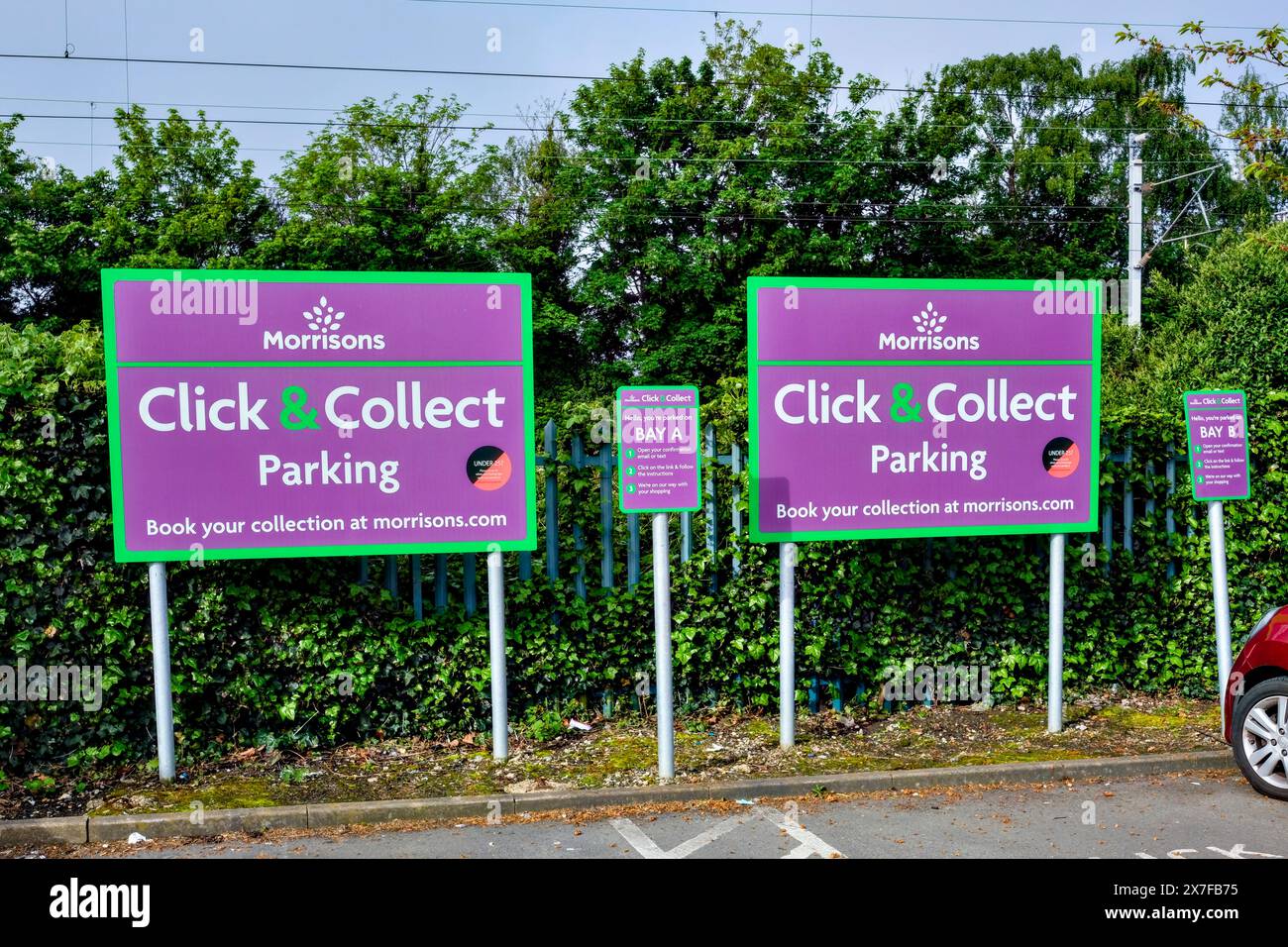 Click & Collect parking, Morrisons Supermarket, Pinner, Borough of ...