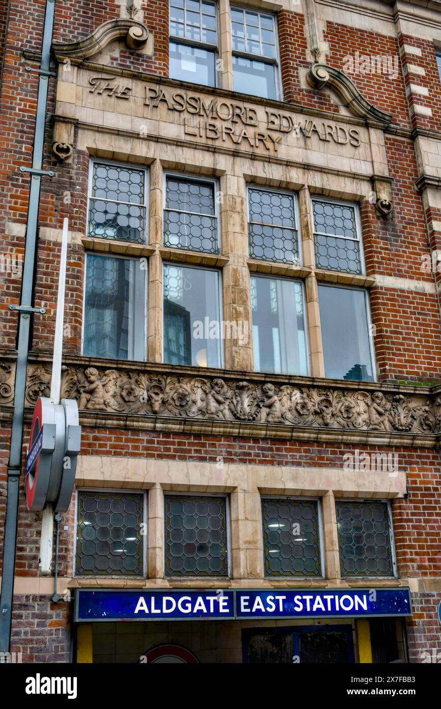 Passmore Edward’s Library, Whitechapel High Street, Borough of Tower ...