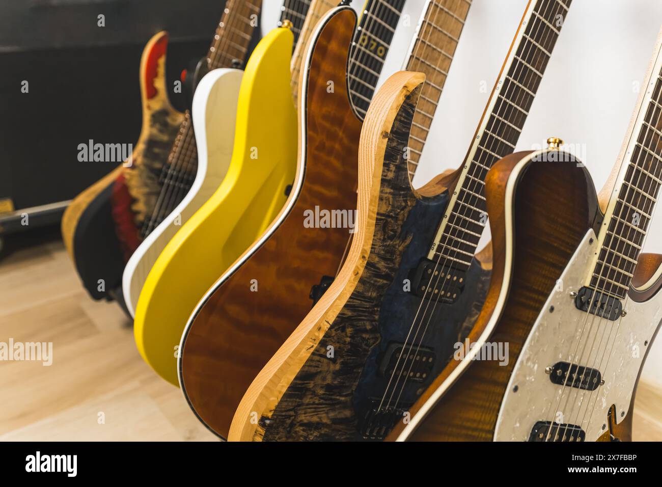 many electric guitars, pop rock artist song music and entertainment ...