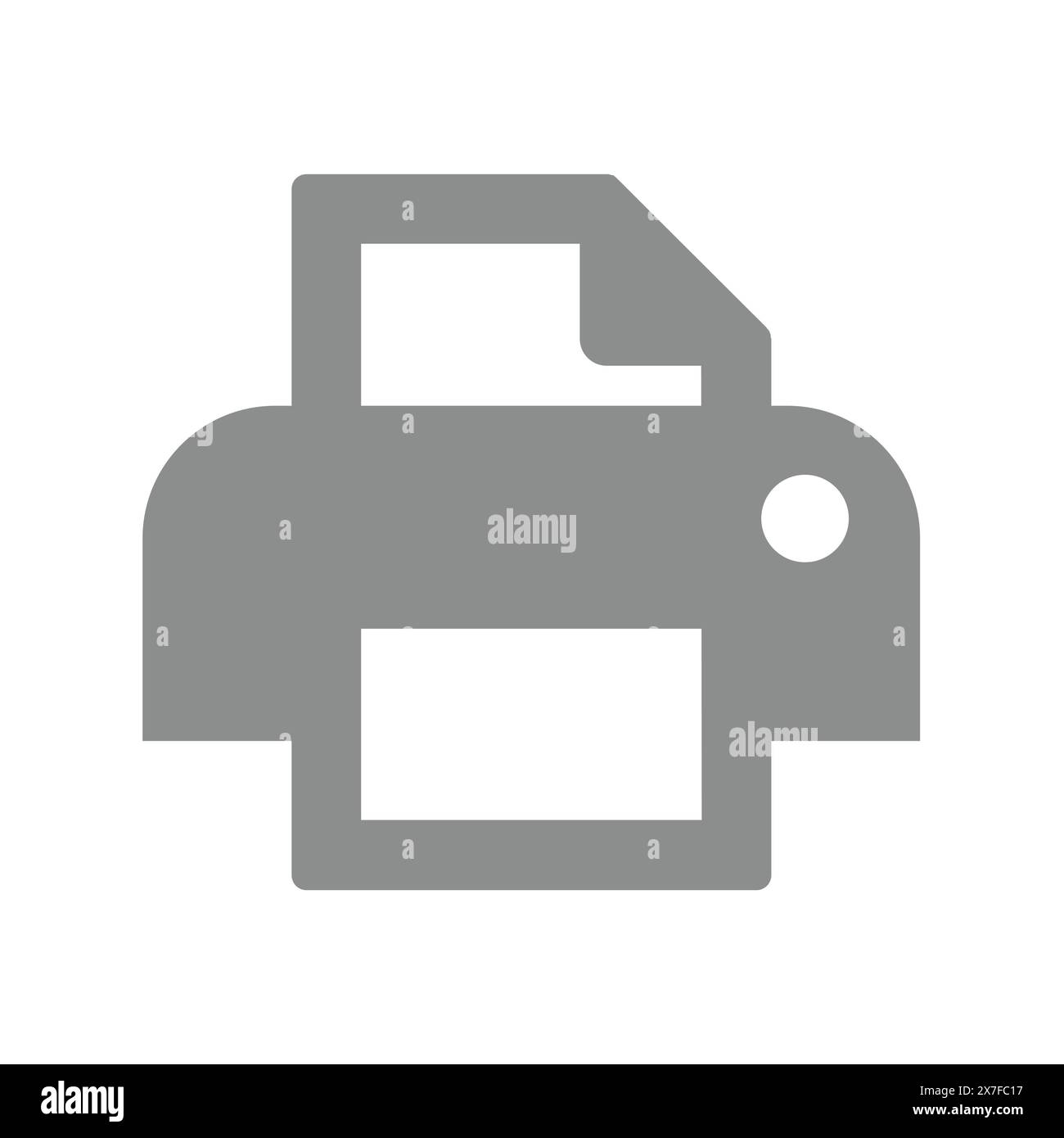 Paper print fill Stock Vector Images - Alamy