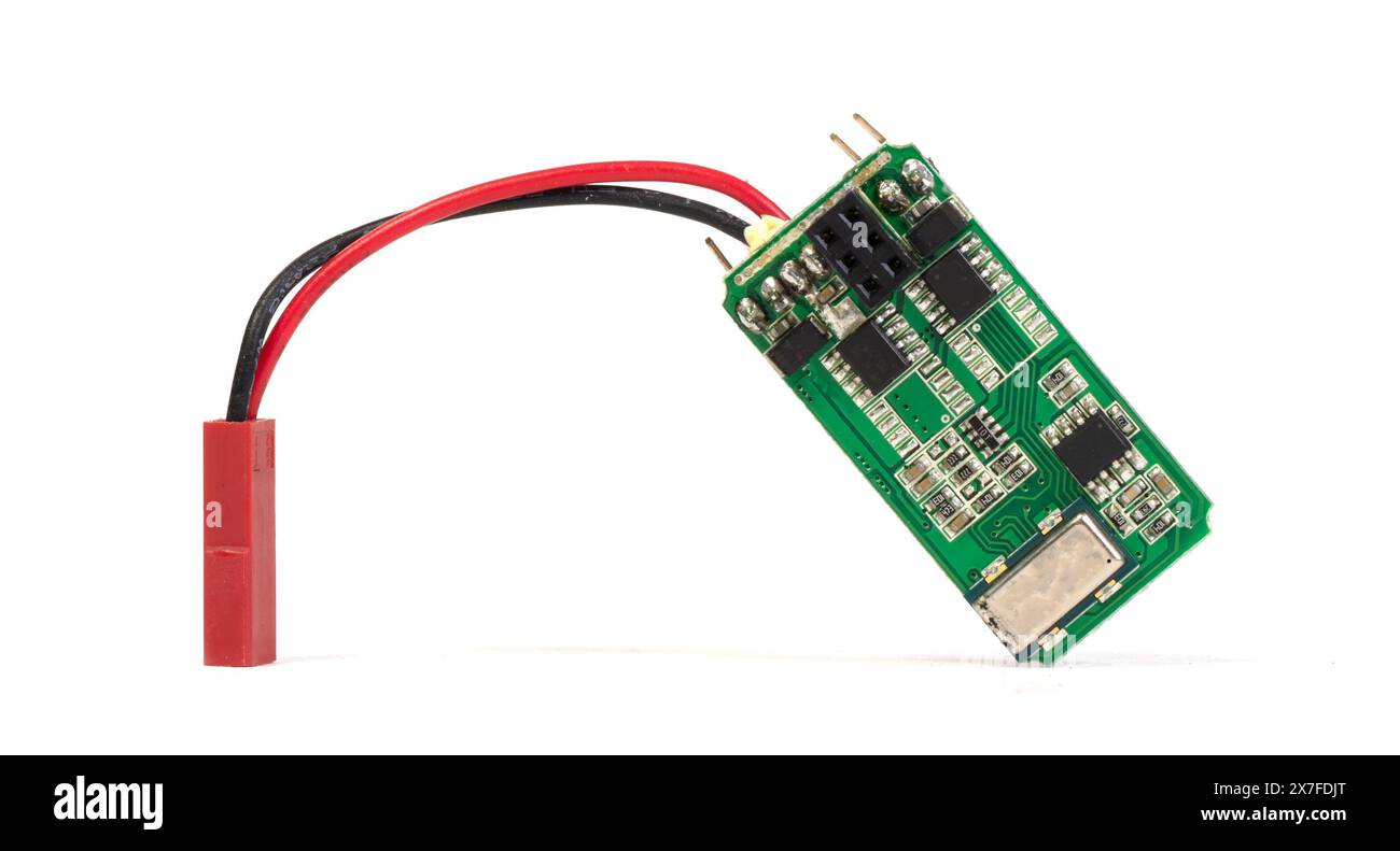 Small computer processing unit system on micro chip printed circuit ...