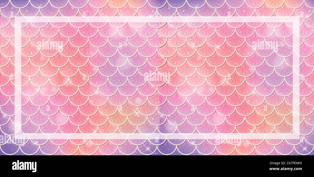 Soft pink scales with a glowing border design Stock Vector Image & Art ...