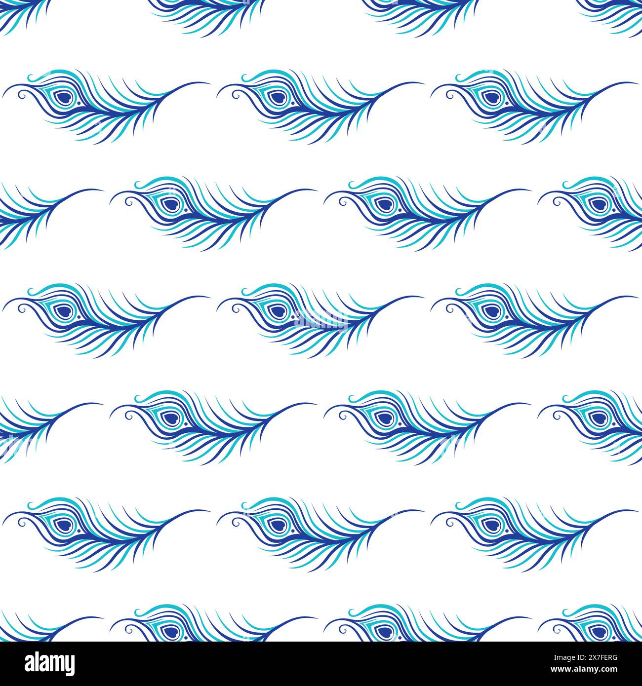 peacock feather seamless pattern, peacock feather background Stock ...