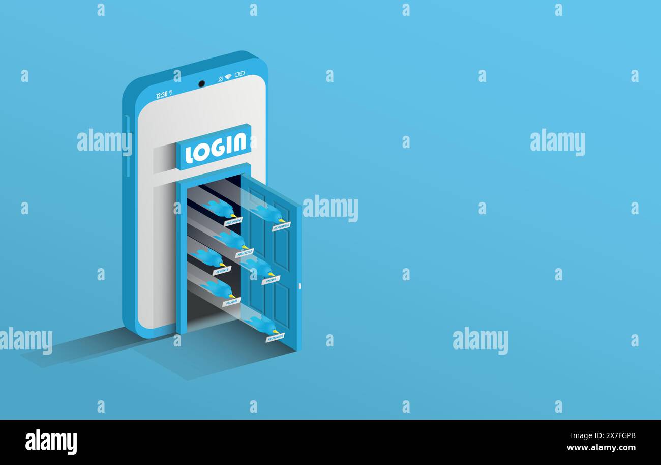 Adult content platform Stock Vector Images - Alamy