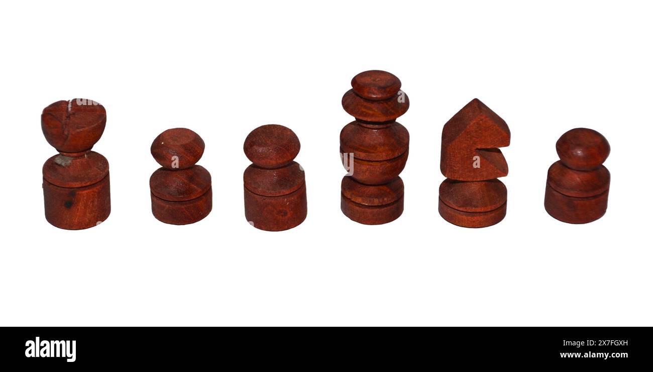 Banner with wooden chess pieces Stock Photo - Alamy